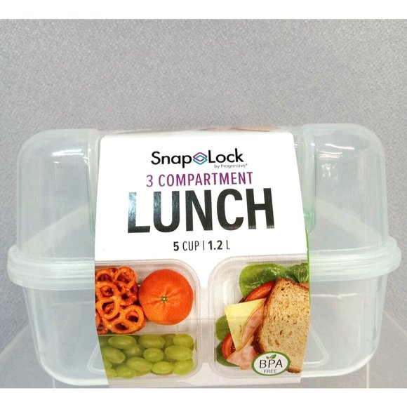 SnapLock | Kitchen | Snaplock By Progressive Greenclear 3 Compartment 5 ...